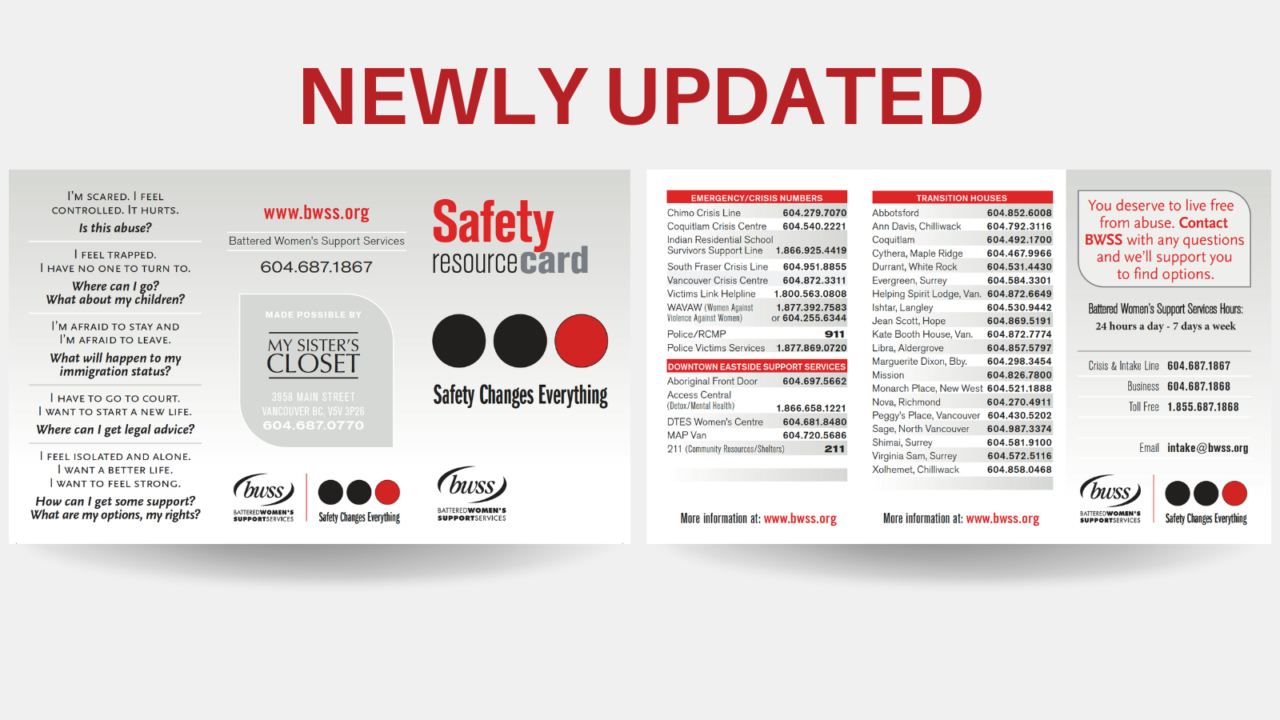 Resource Card for Domestic Violence Awareness Month - BWSS