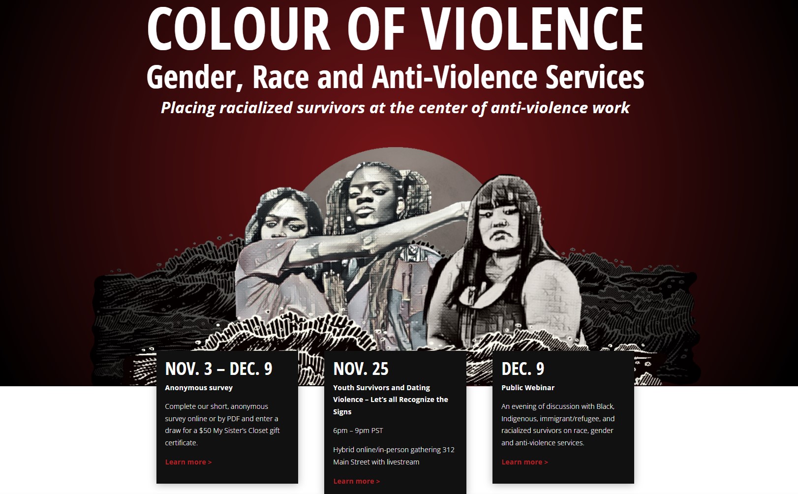 Colour of Violence booklist - BWSS