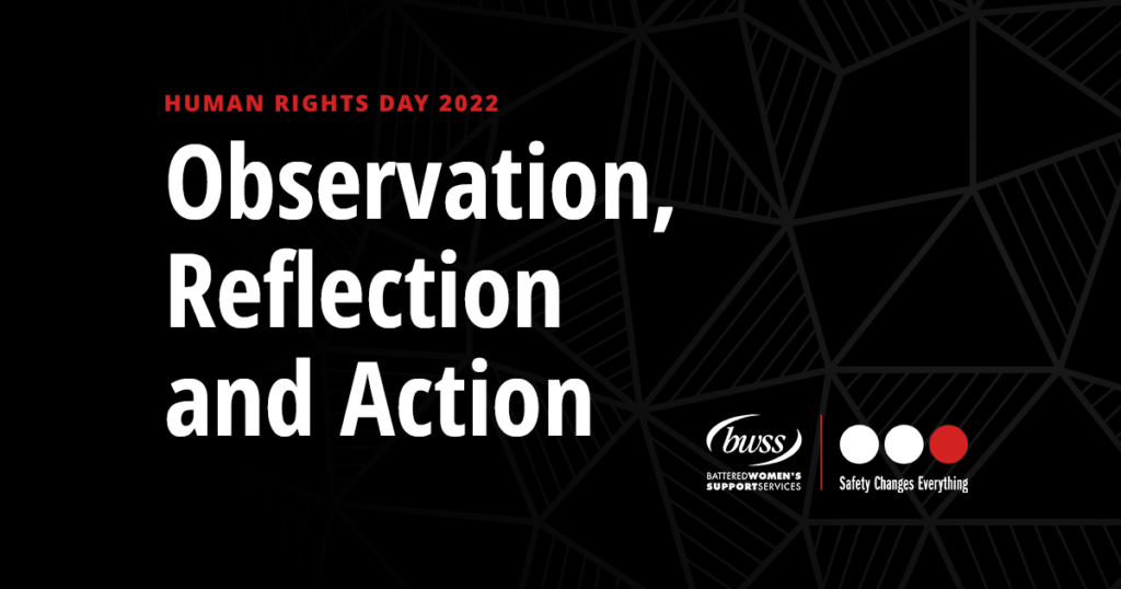 Human Rights Day 2022 Observation, Reflection and Action - BWSS