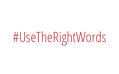 Encouraging social media users to UseTheRightWords