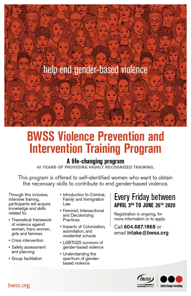 Violence Prevention and Intervention Training Program - BWSS